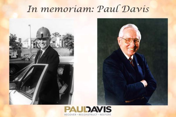 Paul Davis Restoration Founder Dies at 92 - Cleanfax