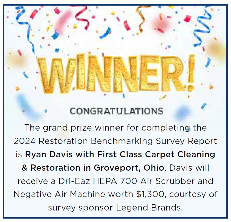 The 2024 Restoration Benchmarking Survey Report - Cleanfax