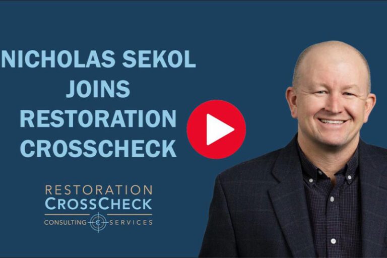 Nicholas Sekol Joins Restoration CrossCheck LLC - Cleanfax